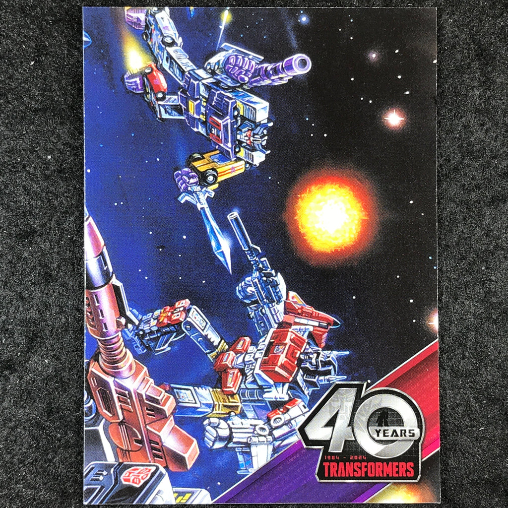 2024 Transformers 40th Anniversary 6 OF 9 Connecting Card Set D #105 ...