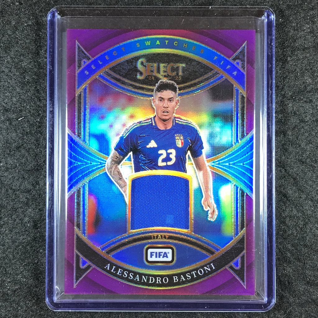 2024-25 Select FIFA ALESSANDRO BASTONI Select Swatches Jersey Relic Pu ...