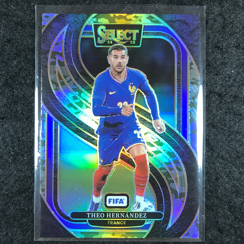 2024-25 Select FIFA THEO HERNANDEZ Mezzanine Camo /135 #171 – Cherry Collectables