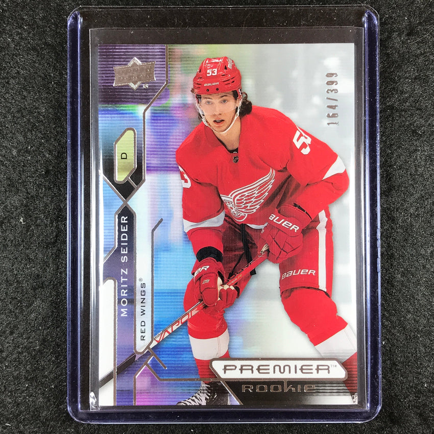 2021-22 Premier Hockey MORITZ SEIDER Rookie Base 164/399 #102 – Cherry ...