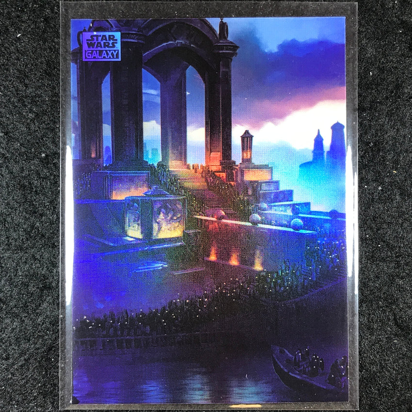 2024 Star Wars Chrome Galaxy PADMÉ'S FUNERAL PROCESSION Art of Naboo B ...