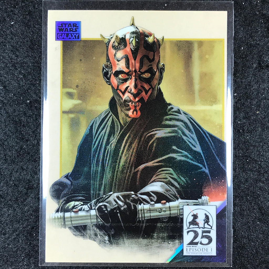 2024 Star Wars Chrome Galaxy DARTH MAUL Art of Darth Maul Base #AM-11 ...