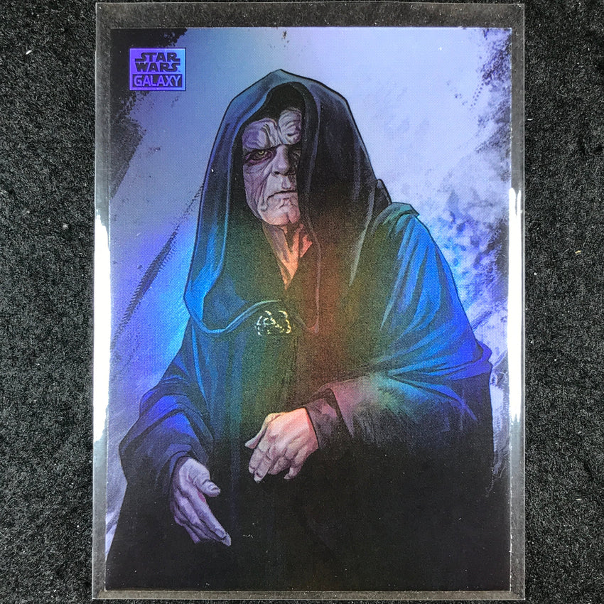 2024 Star Wars Chrome Galaxy EMPEROR PALPATINE Galactic Empire Base #G ...