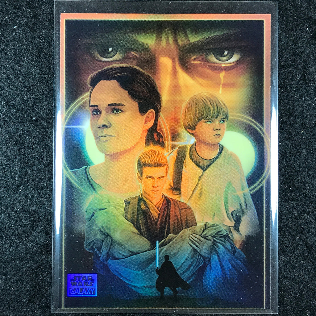 2024 Star Wars Chrome Galaxy ANAKIN AND HIS MOTHER Power of the Dark S ...