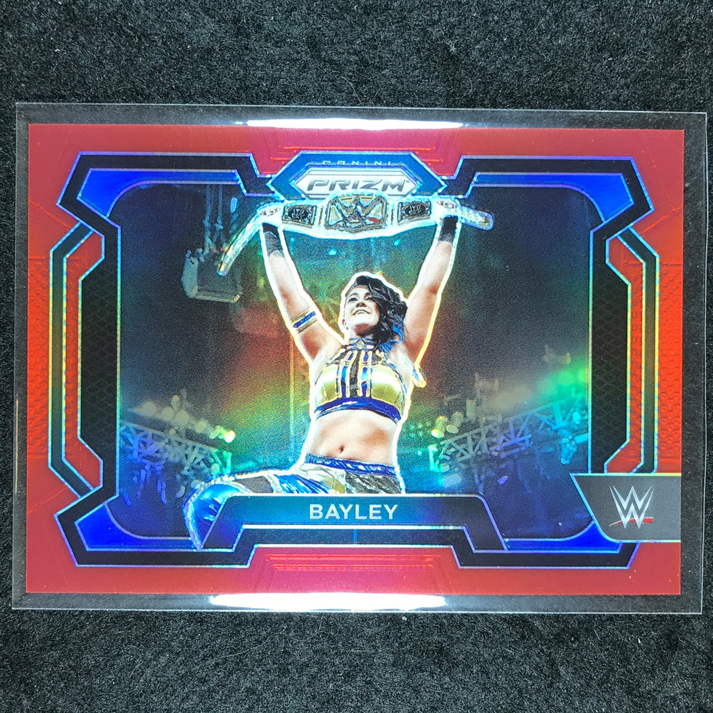 2024 Prizm WWE BAYLEY Base Horizontal Red 243/299 #94 – Cherry Collectables
