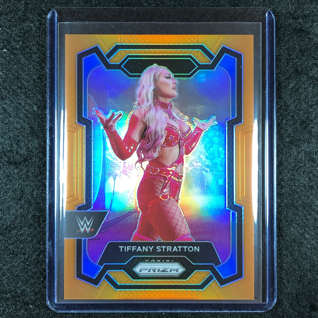 2024 Prizm WWE TIFFANY STRATTON Base Vertical Orange 39/99 #115 ...
