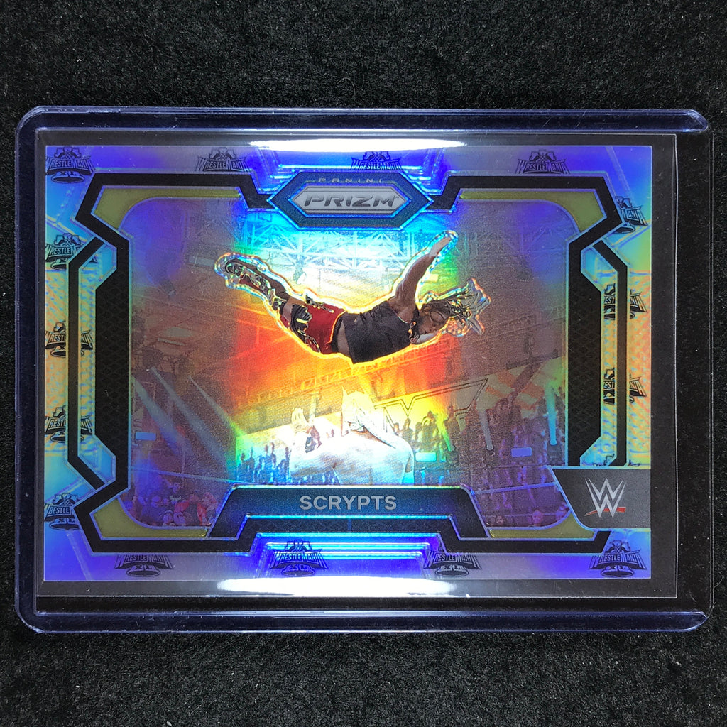 2024 Prizm WWE SCRYPTS Base Horizontal Wrestlemania 26/40 – Cherry ...