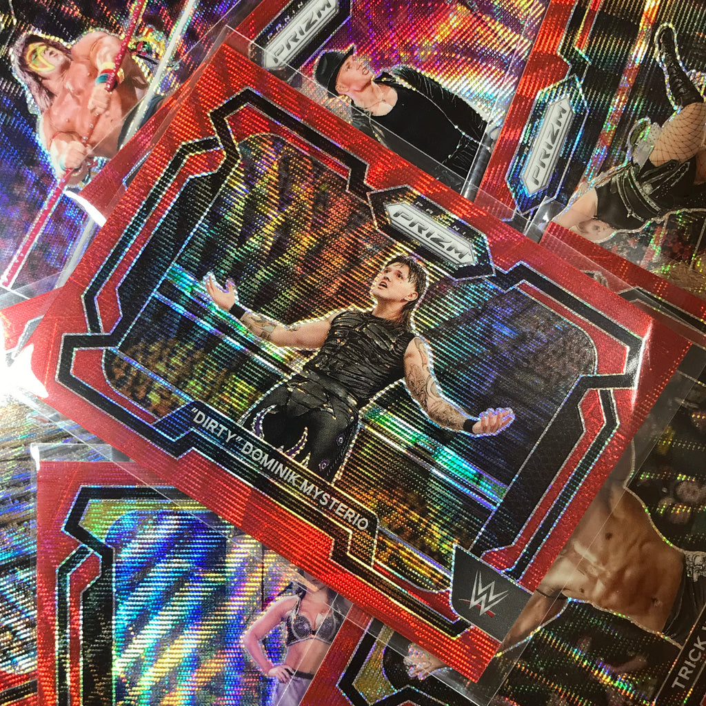 2024 Prizm WWE BRINLEY REECE Rookie Base Horizontal Ruby Wave #36 ...