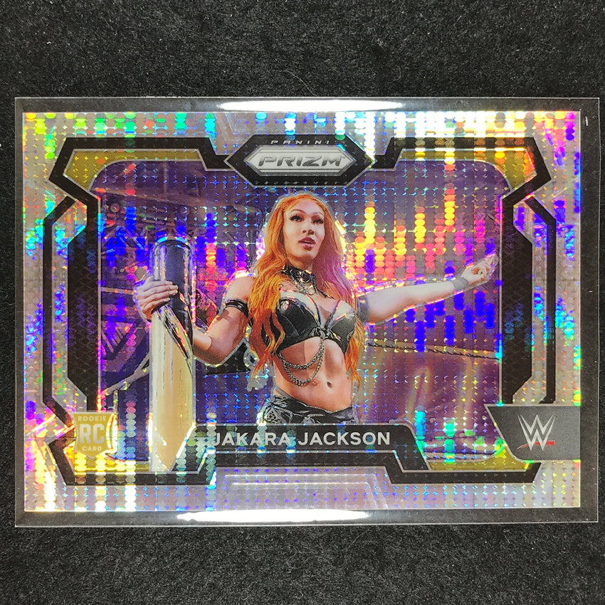 2024 Prizm WWE JAKARA JACKSON Rookie Base Horizontal Pulsar /499 #12 ...