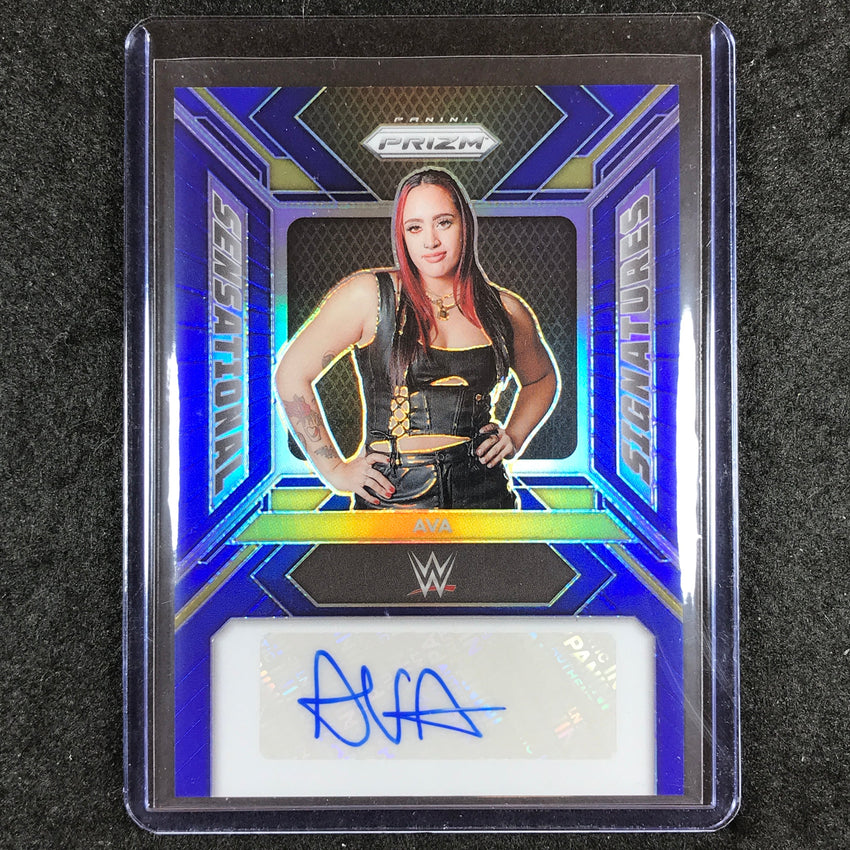 2024 Prizm WWE AVA Sensational Signatures Auto Blue 17/49 – Cherry ...
