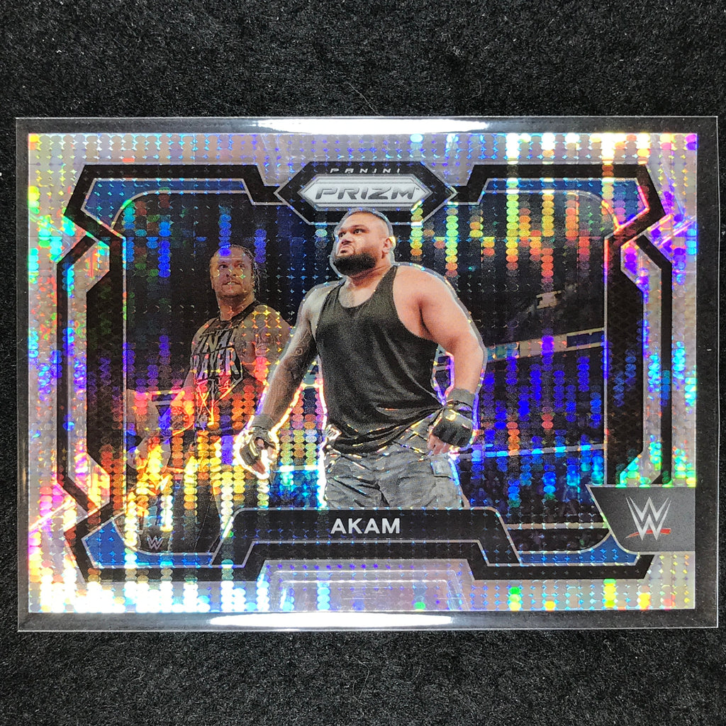 2024 Prizm WWE AKAM Base Horizontal Pulsar /499 #24 – Cherry Collectables