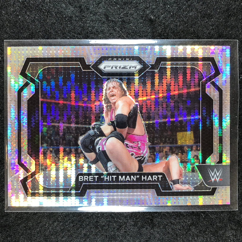 2024 Prizm WWE BRET "HIT MAN" HART Base Horizontal Pulsar /499 #26 ...