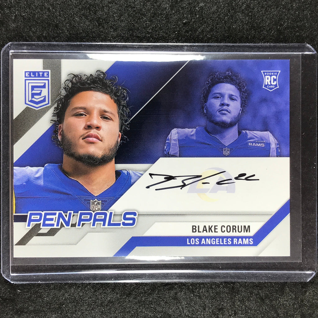 2024 Donruss Elite Football BLAKE CORUM Pen Pals Rookie Auto #BCO ...