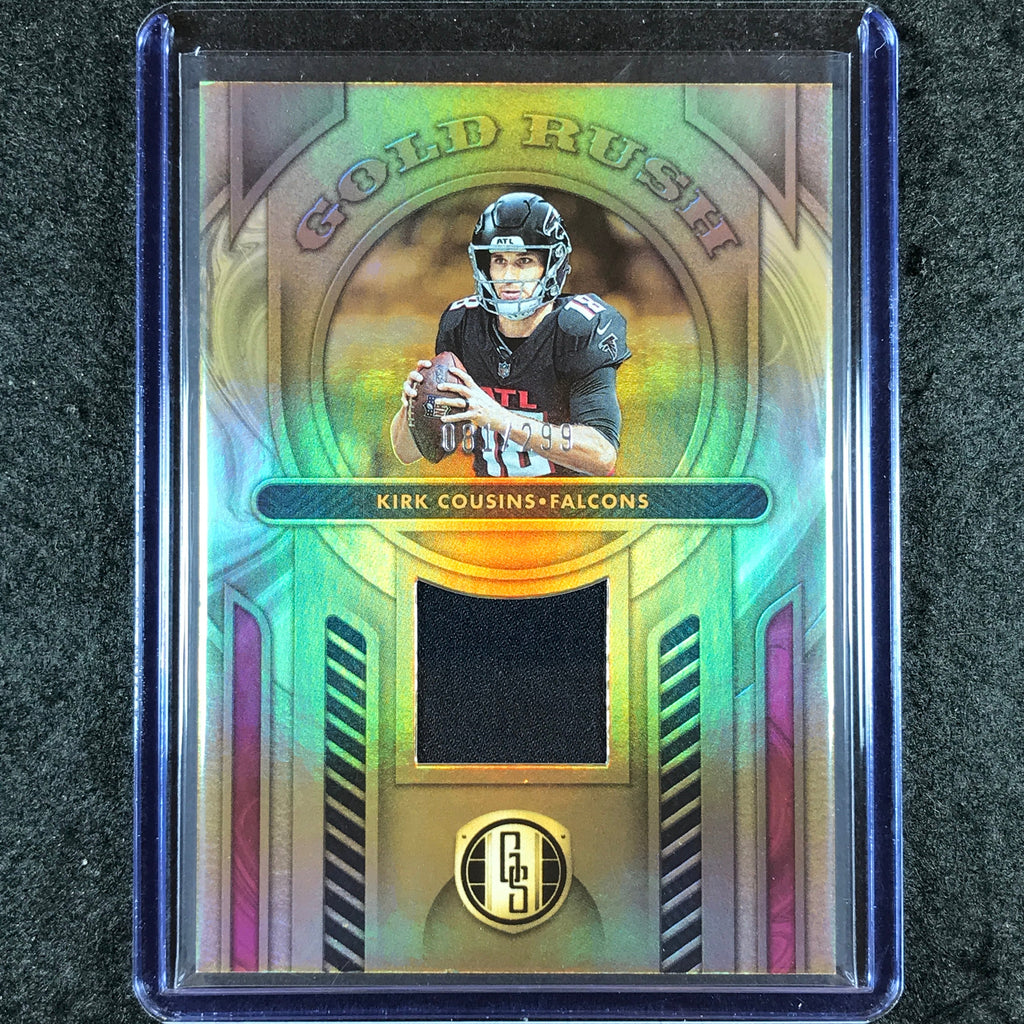 2024 Gold Standard Football KIRK COUSINS Gold Rush Jersey Relic 81/299 ...