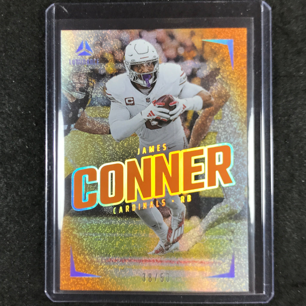 2024 Luminance Football JAMES CONNER Base Vertical Orange 38/50 #2 ...