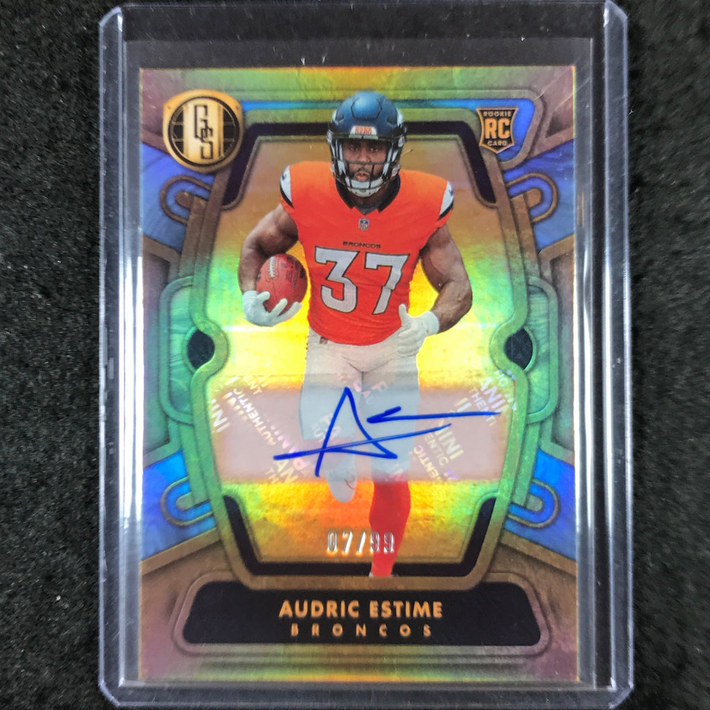 2024 Gold Standard Football AUDRIC ESTIME Base Rookie Auto 7/99 ...