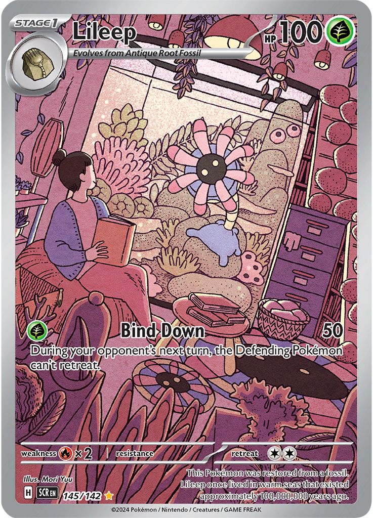 145/142 - Lileep - Illustration Rare Stellar Crown – Cherry Collectables