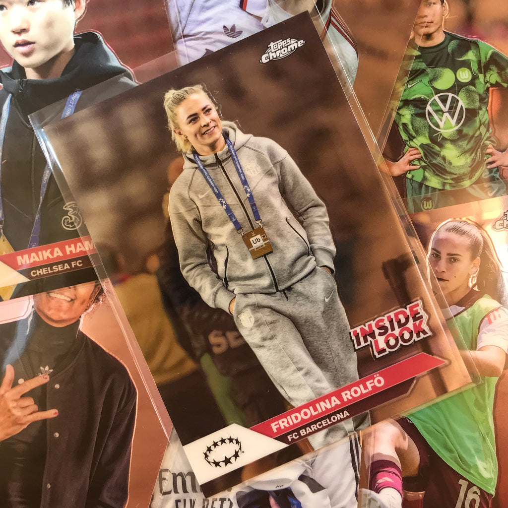 2024-25 Topps Chrome UEFA Women's KEROLIN Inside Look #14 – Cherry ...