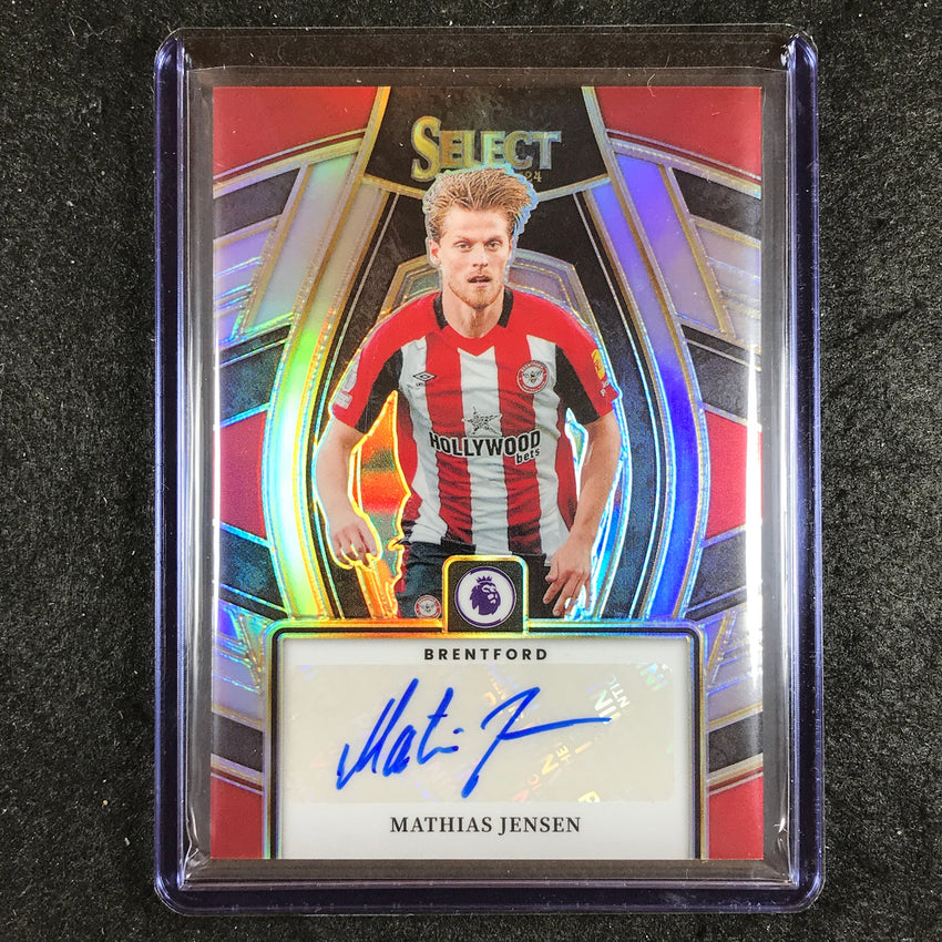 2023-24 Select EPL MATHIAS JENSEN Select Signatures Auto #MJ – Cherry ...