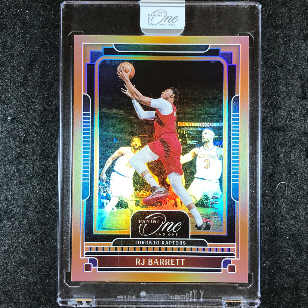 2024-25 One and One RJ BARRETT Base Orange 49/49 #33 – Cherry Collectables