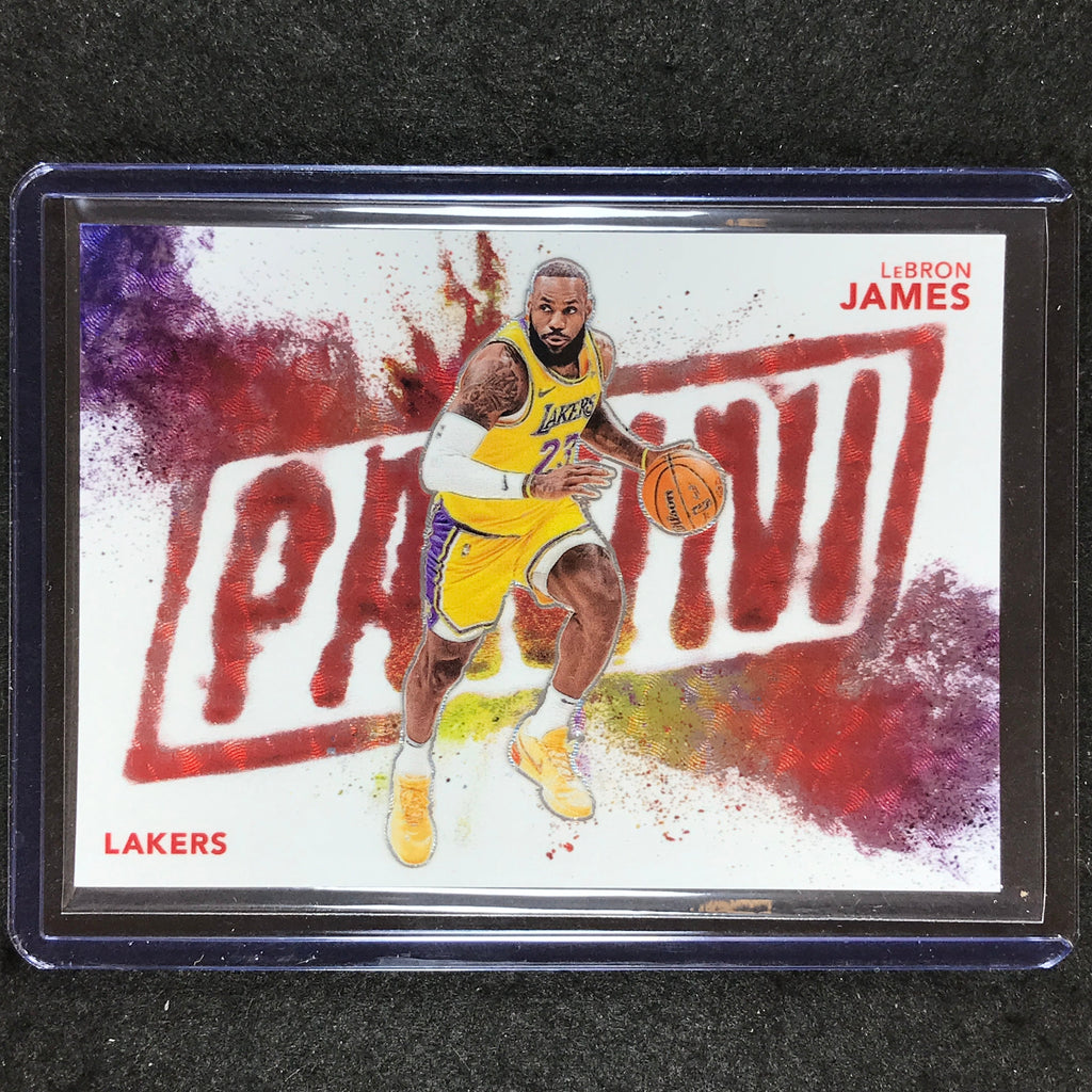 2024 Panini National VIP LEBRON JAMES Color Blast SSP Silver 7/10 ...
