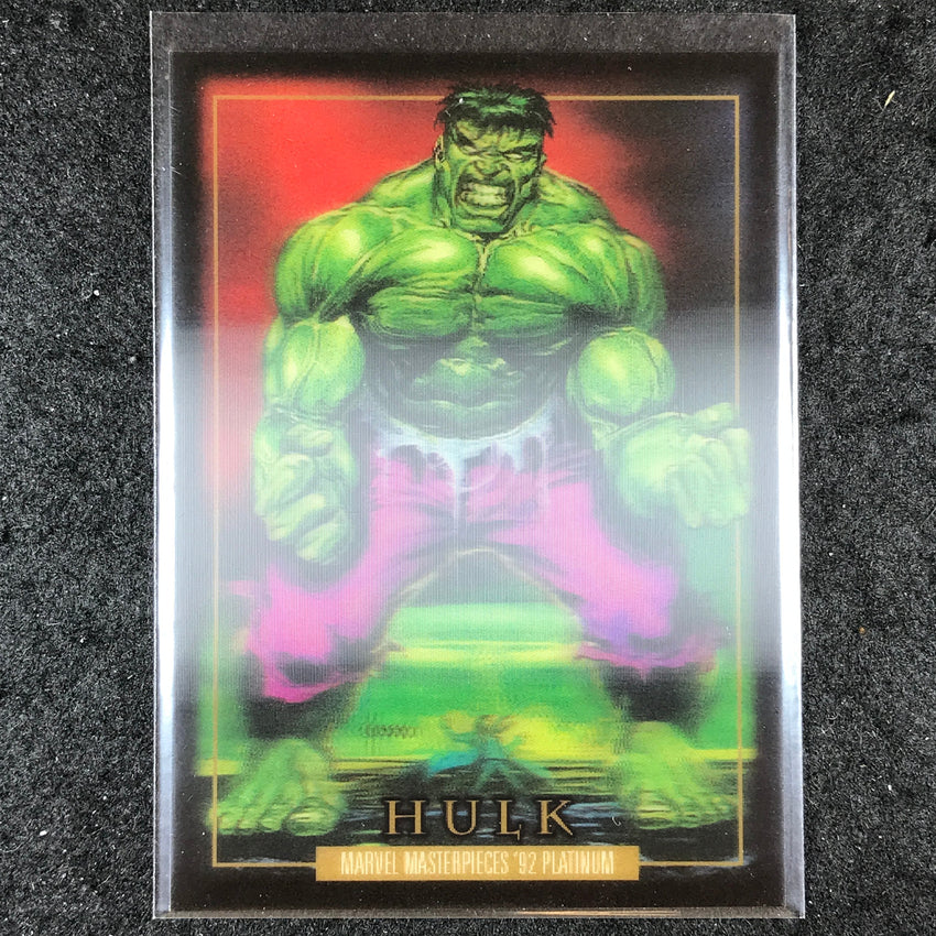 2024 Marvel Masterpieces '92 Platinum HULK Base Lenticular #32 – Cherry ...