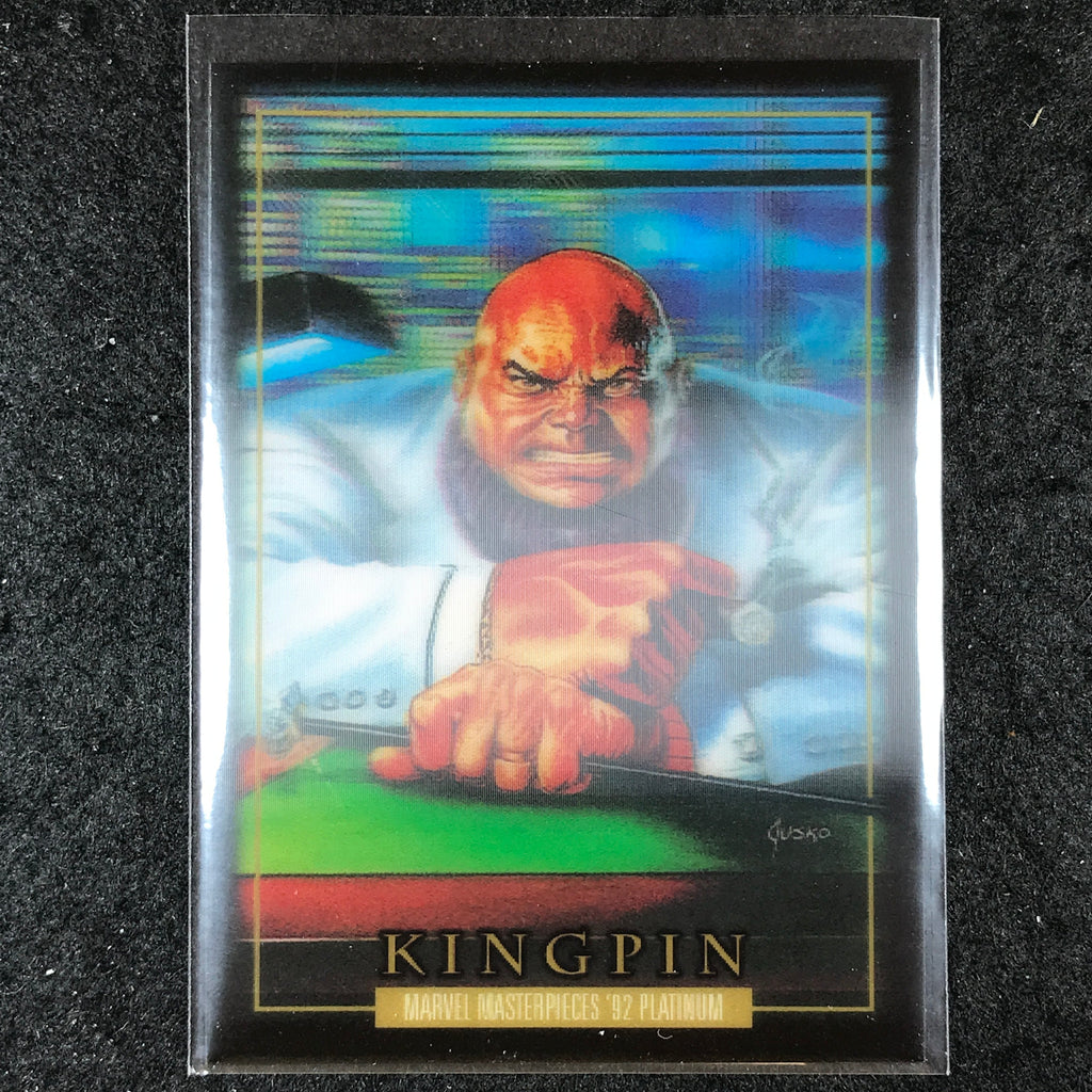 2024 Marvel Masterpieces '92 Platinum KINGPIN Base Lenticular #43 ...