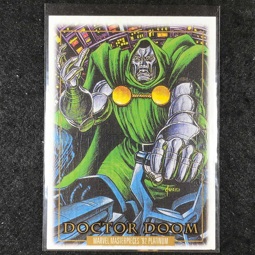 2024 Marvel Masterpieces '92 Platinum DOCTOR DOOM Base Wood #26 ...