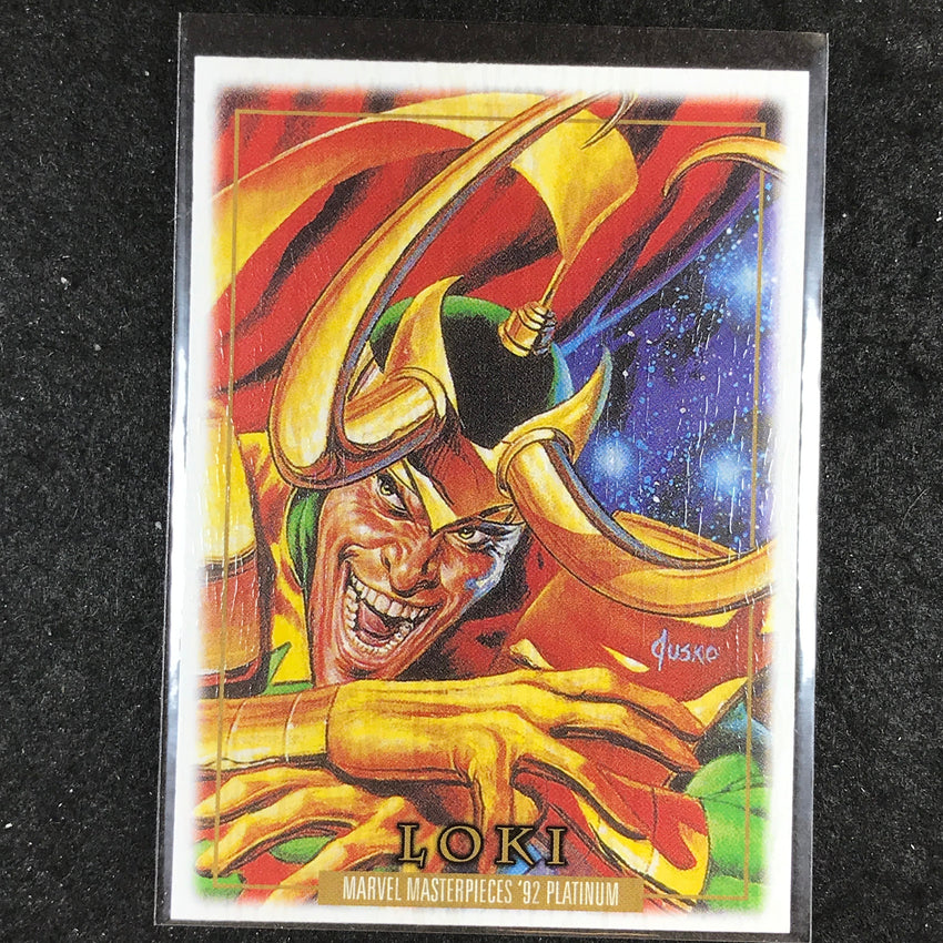 2024 Marvel Masterpieces '92 Platinum LOKI Base Wood #50 – Cherry ...