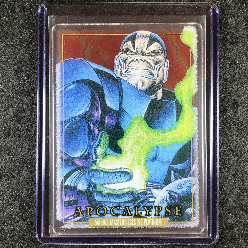 2024 Marvel Masterpieces '92 Platinum APOCALYPSE Base Plexi #9 – Cherry ...