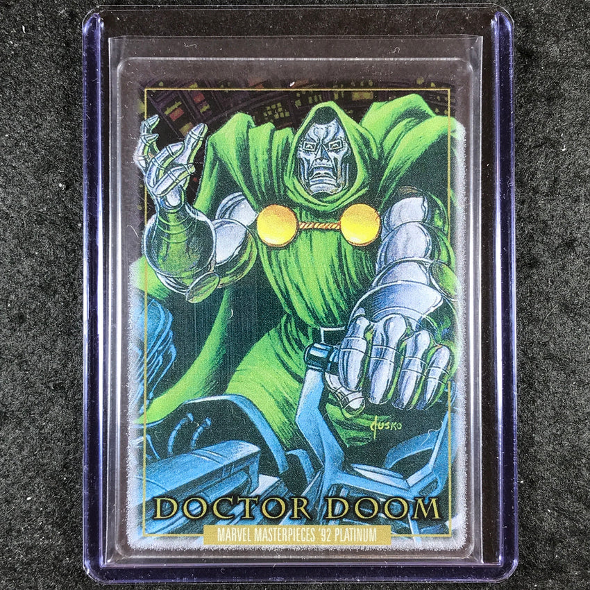 2024 Marvel Masterpieces '92 Platinum DOCTOR DOOM Base Plexi #26 ...