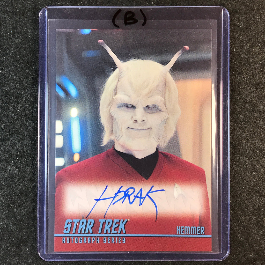 2026 Star Trek Connections BRUCE HORAK AS HEMMER Star Trek Auto Series ...