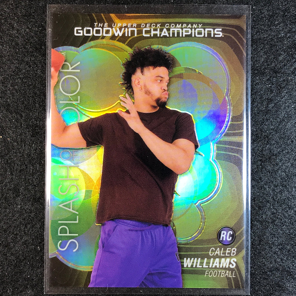 2023 Goodwin Champions CALEB WILLIAMS Splash Color Rookie Tortoise She ...