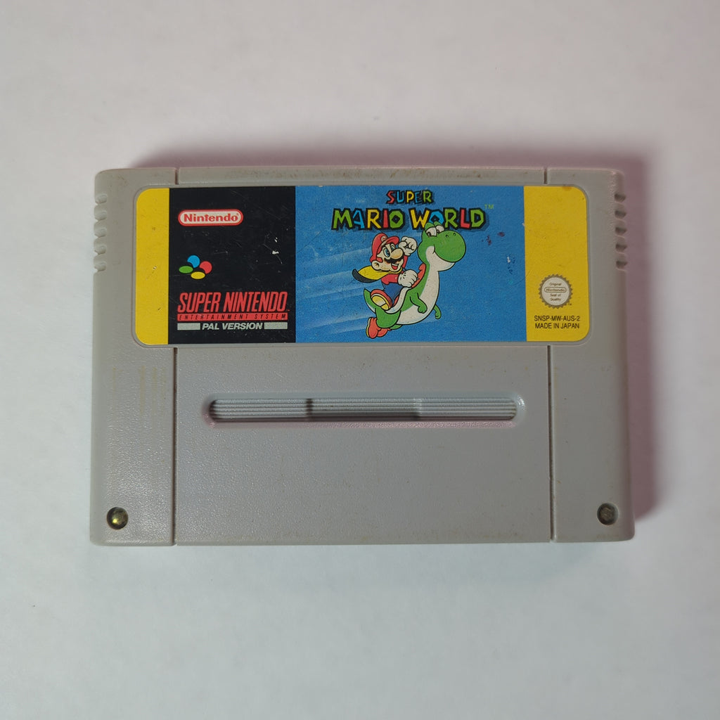 Super Mario World Super Nintendo Pal Cartridge – Cherry Collectables