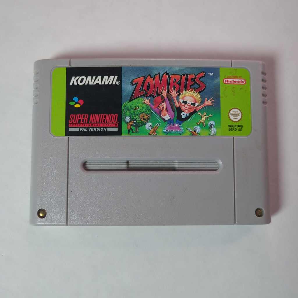 Zombies Super Nintendo Pal Cartridge – Cherry Collectables