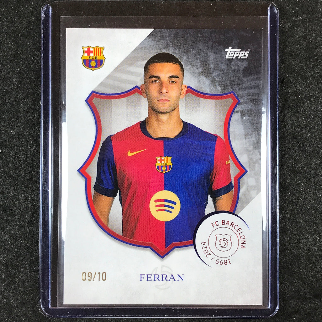 2024-25 Topps Barcelona 125th Anniversary FERRAN TORRES Legacy Black 9 ...