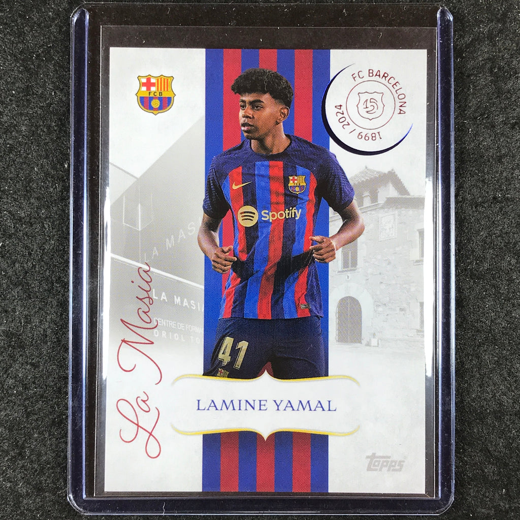 2024-25 Topps Barcelona 125th Anniversary LAMINE YAMAL La Masia Base ...