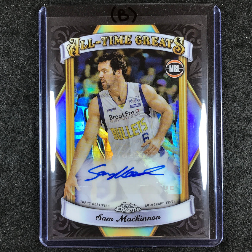 2023-24 Topps Chrome NBL SAM MACKINNON All-Time Greats Auto #SM (B ...