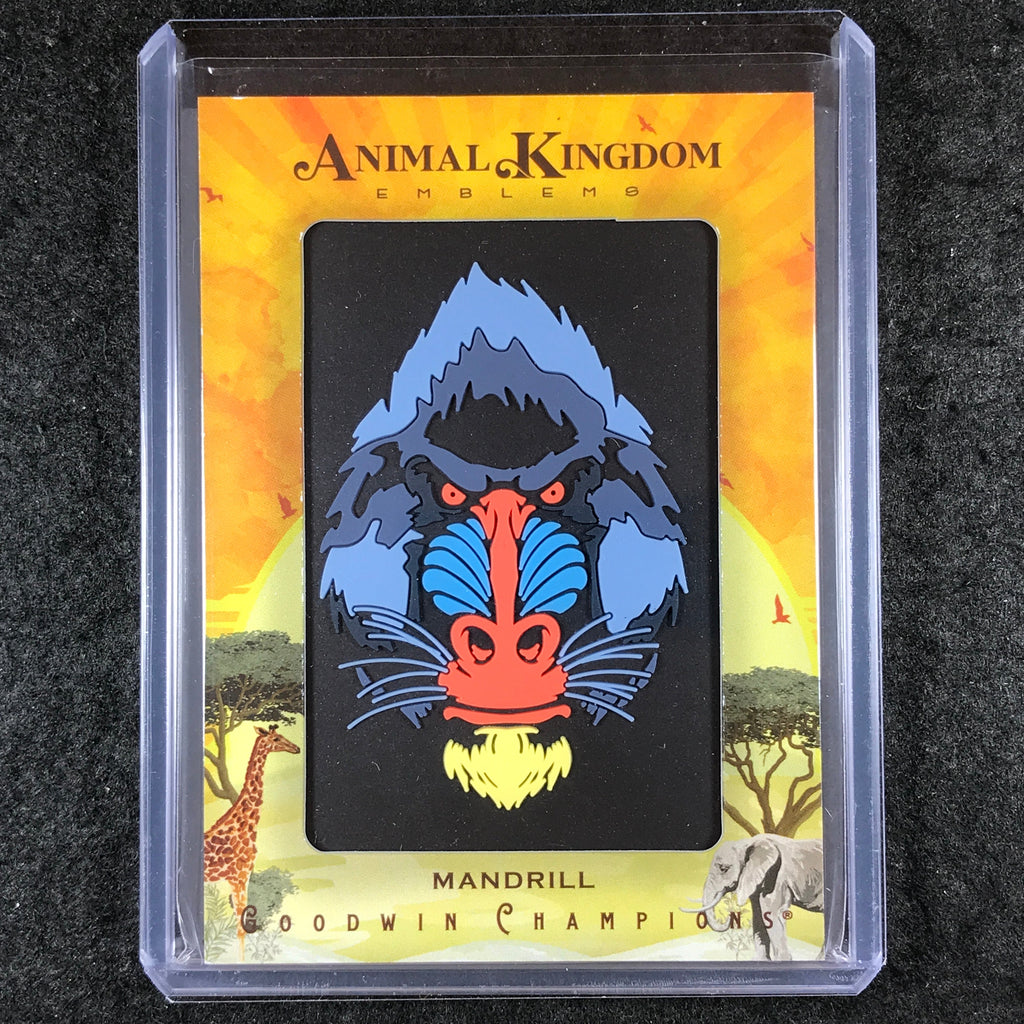2025 Goodwin Champions MANDRILL Animal Kingdom Emblems Level 1 #18 ...