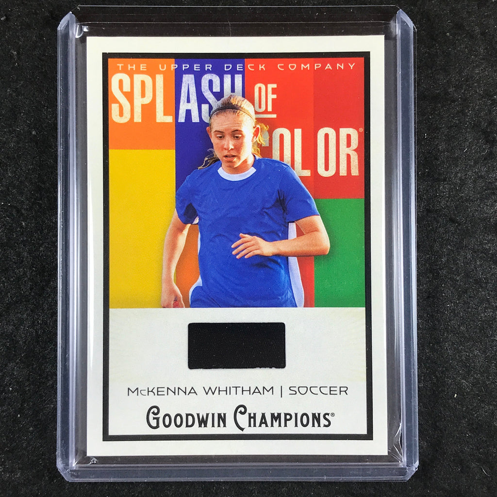 2025 Goodwin Champions MCKENNA WHITHAM Splash of Color Memorabilia Rel ...
