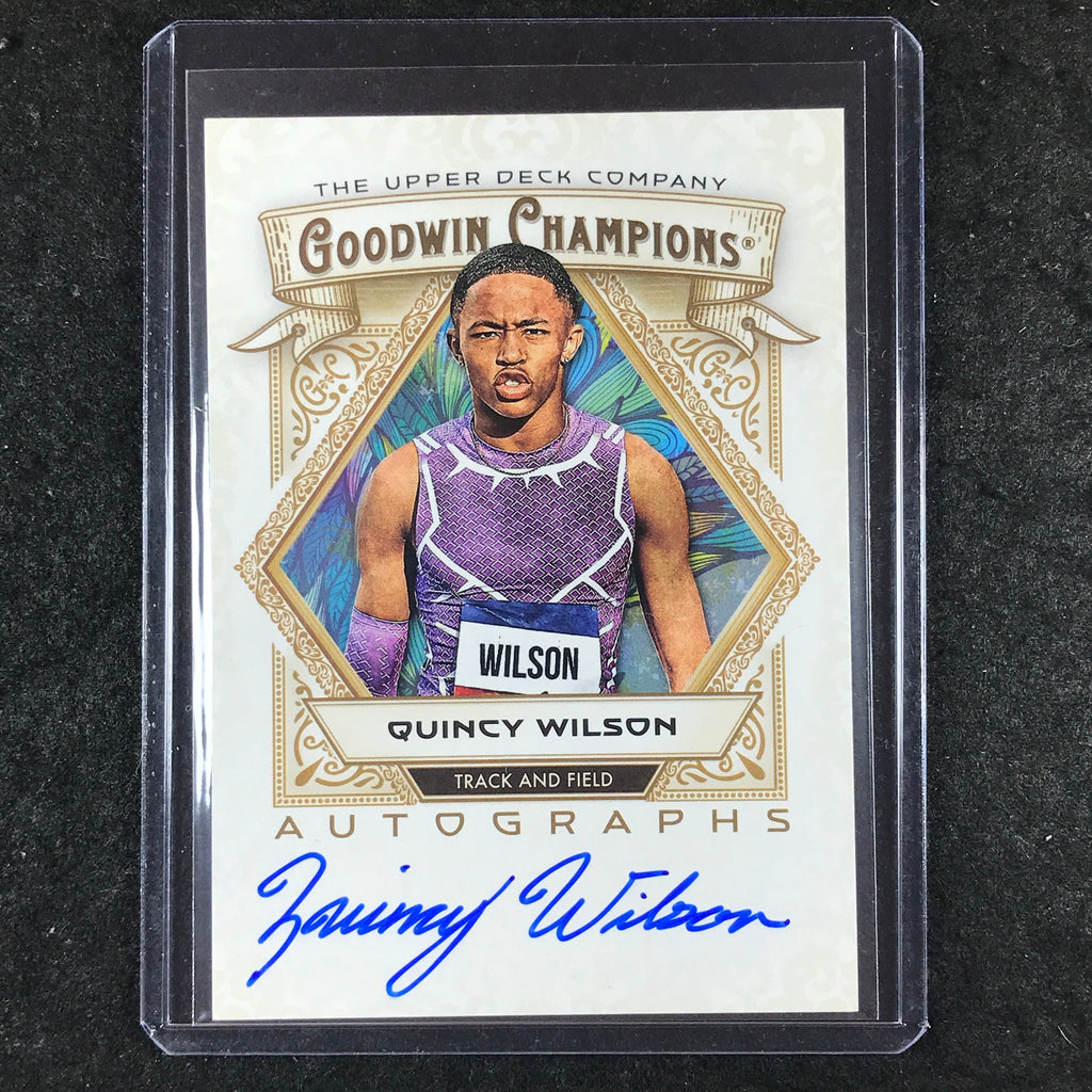 2025 Goodwin Champions QUINCY WILSON Base Autograph #QW – Cherry ...