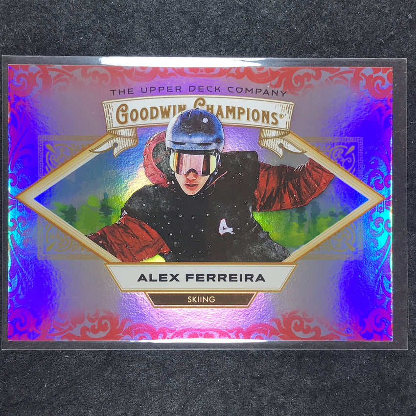 2025 Goodwin Champions ALEX FERREIRA Base Horizontal Red Rainbow #82 ...