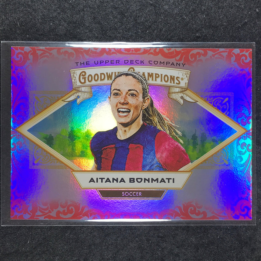 2025 Goodwin Champions AITANA BONMATI Base Horizontal Red Rainbow #95 ...