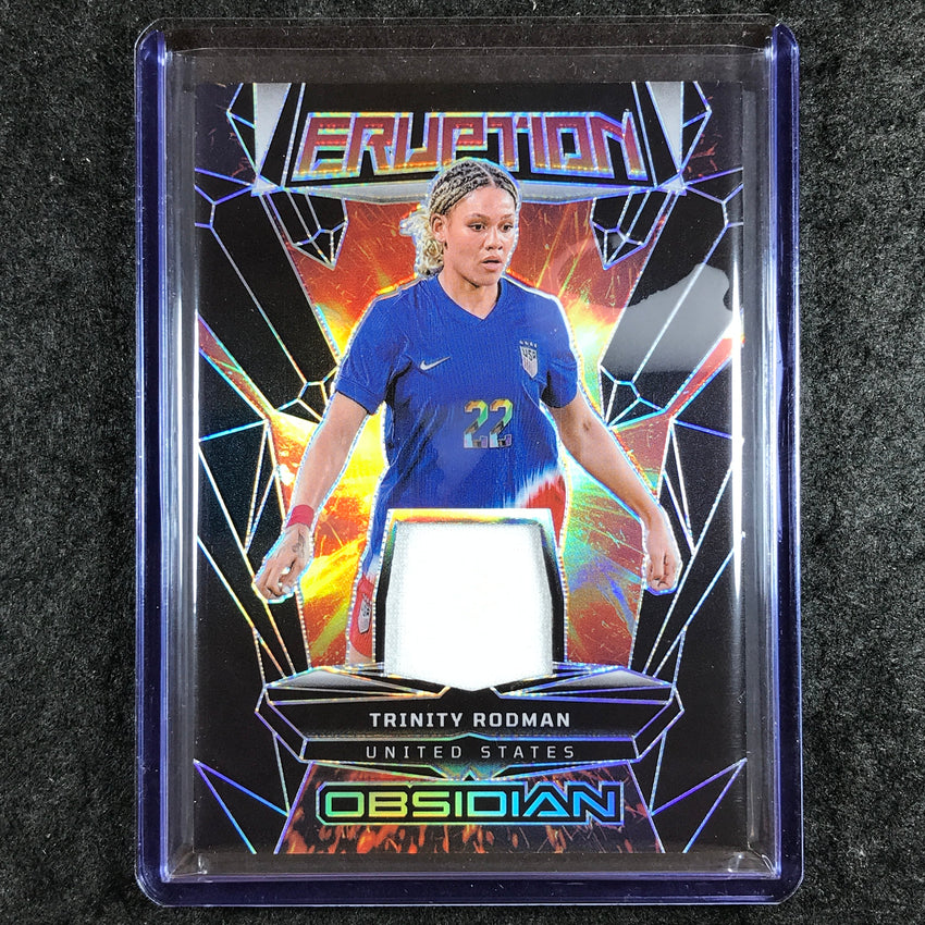 2024-25 Obsidian Soccer TRINITY RODMAN Eruption Jersey Relic 88/125 ...