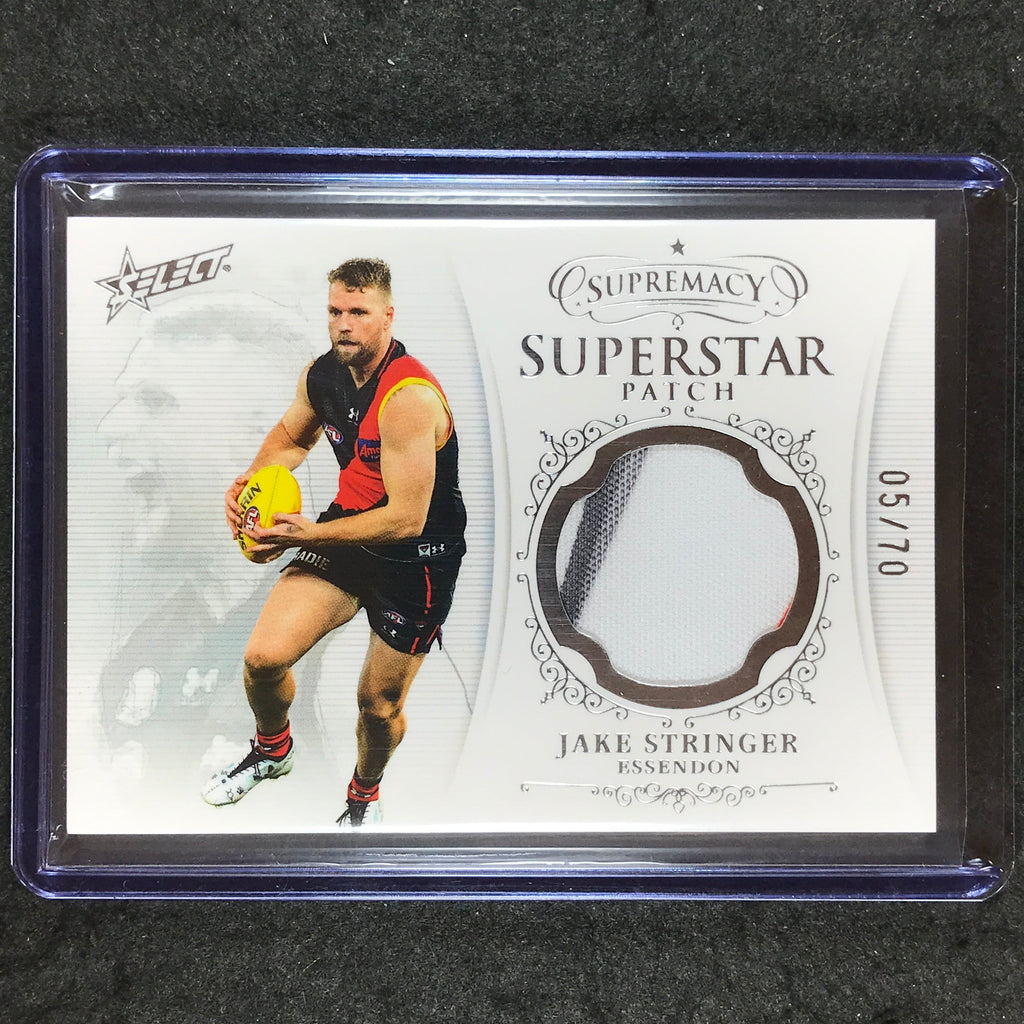 2024 Select AFL Supremacy JAKE STRINGER Superstar Patch 5/70 #10 ...