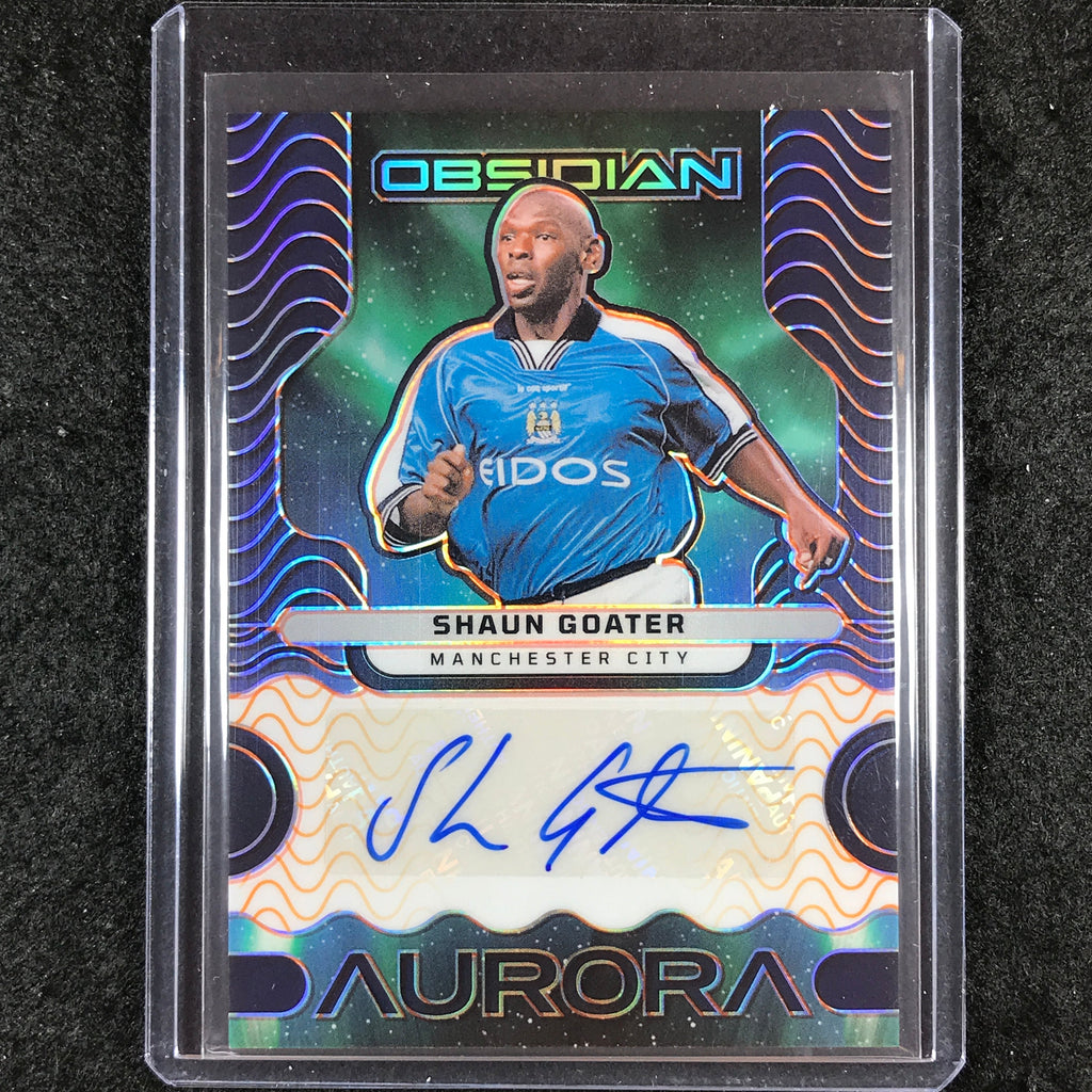 2023-24 Obsidian Soccer SHAUN GOATER Aurora Autographs Orange Electric ...
