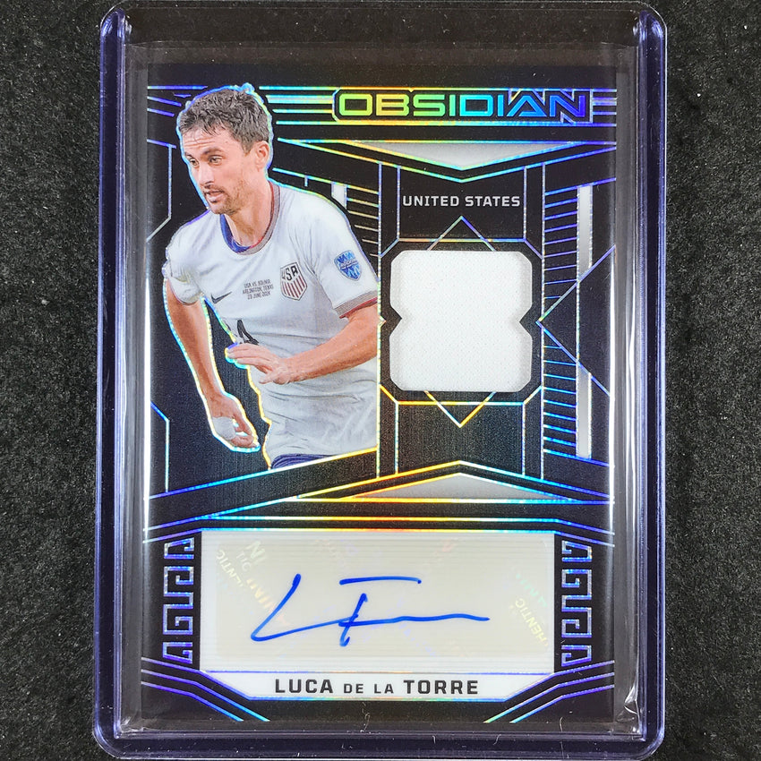 2023-24 Obsidian Soccer LUCA DE LA TORRE Jersey Autograph Base 38/199 ...
