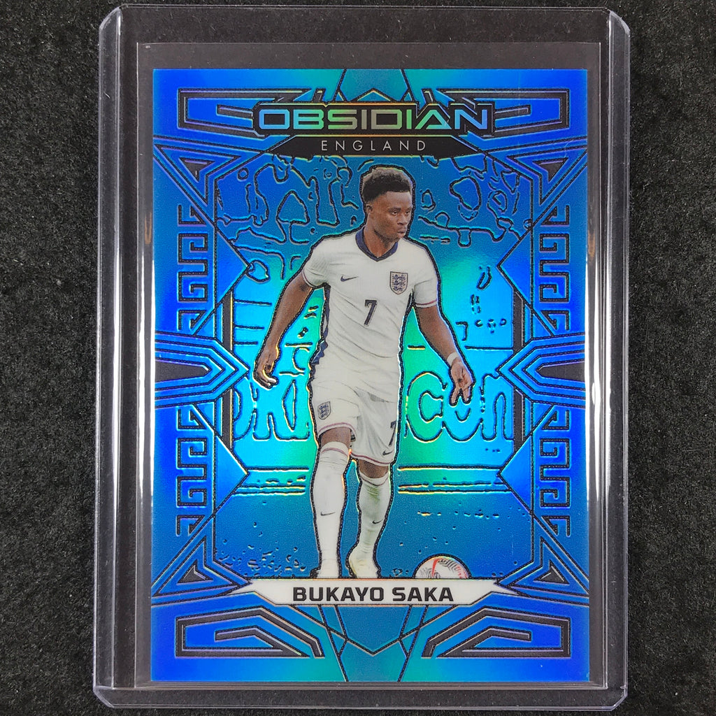2023-24 Obsidian Soccer BUKAYO SAKA Base Neon Blue Flood 6/15 – Cherry ...