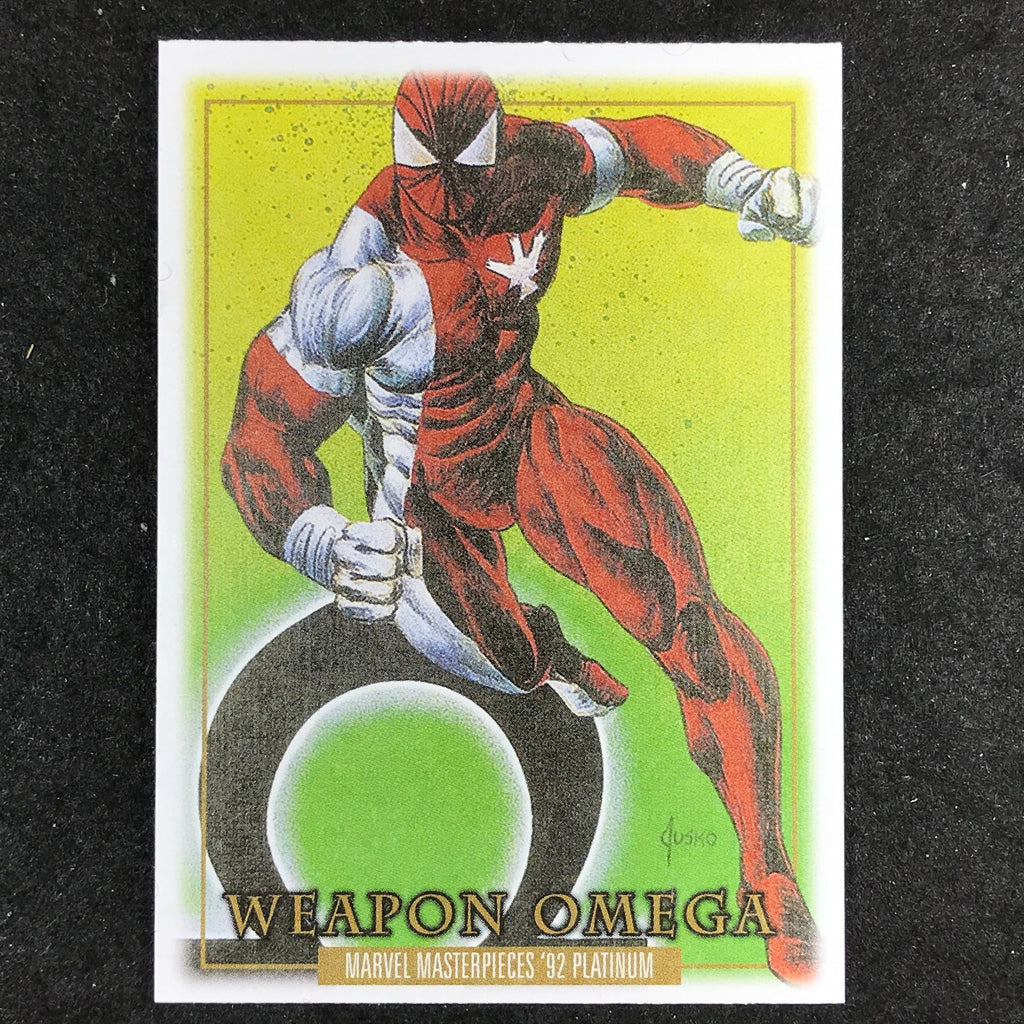 2024 Marvel Masterpieces '92 Platinum WEAPON OMEGA Base Canvas #96 ...