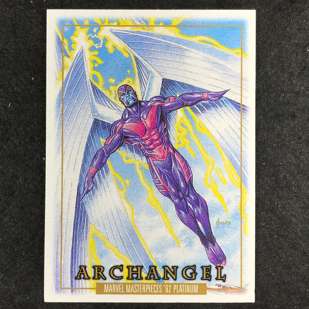 2024 Marvel Masterpieces '92 Platinum ARCHANGEL Base Leather #8 ...